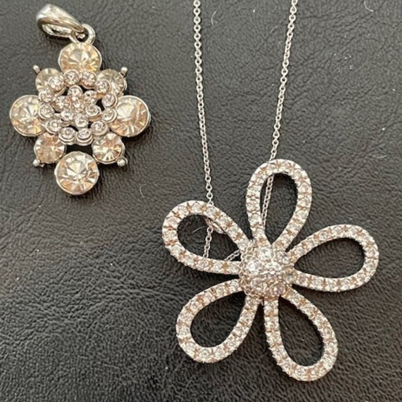 Jewelry | Vintage Sterling Silver Chain With Two Interchangeable ...